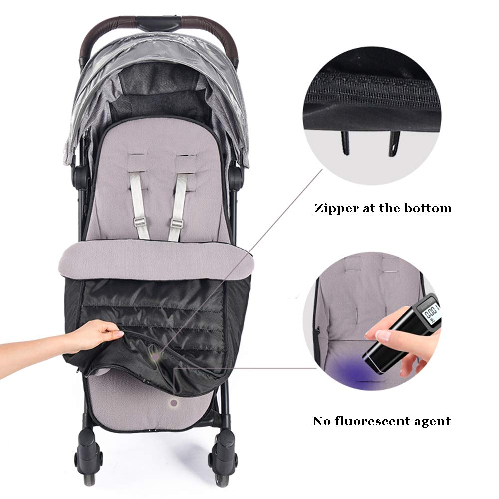 AIKSSOO Universal Baby Stroller Bunting Bag Footmuff Sleeping Bag Warm Thicken Winter Outdoor Waterproof Windproof Cold-Proof Detachable