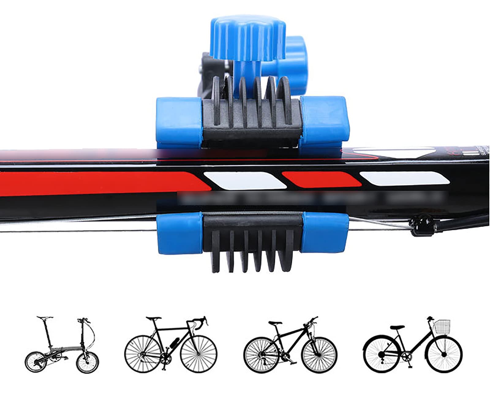 ACOSDIDES - Bike Wall Mount, Bicycle Maintenance Wall Mount Rack Clamp Foldable Bike Repair Work Stand Holder Hanger 180 ° rotatable - Scalable Storage - Space Saving Suitable for most bikes