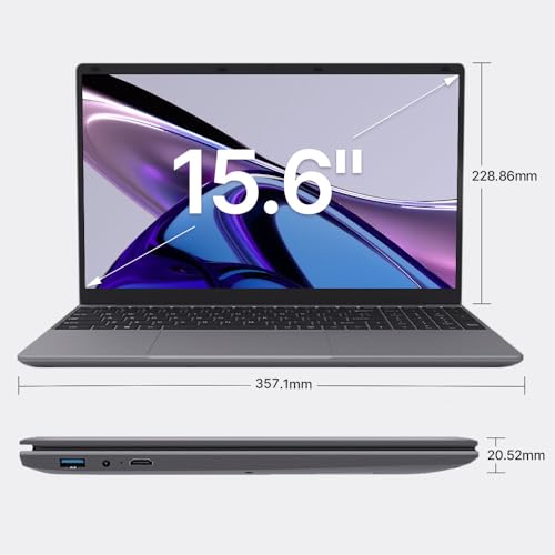ApoloSign 15.6'' Laptop Computer, Quad-Core Intel Celeron N5095 Processors, 12GB DDR4, 512GB SSD, 1080P FHD Display, Windows 11 Laptops Computers, Ultra Slim, 170° Open AngleI, Long Battery Life