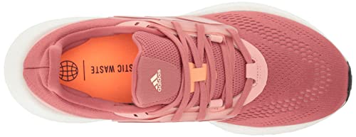adidas Women's Pureboost 22 Running Shoe, Wonder Red/Wonder Mauve/Beam Orange, 9