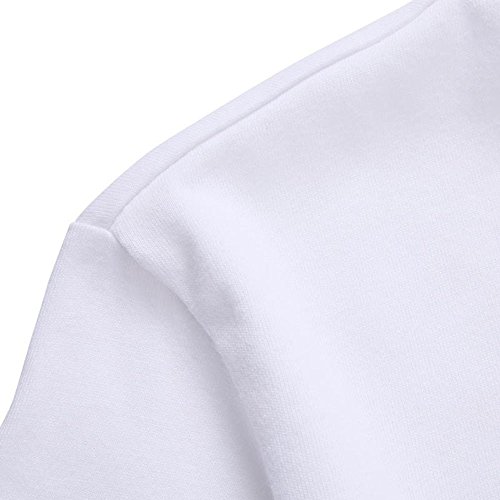 YOMXL Men's Skull T Shirt Classic Short Sleeve T Shirt Casual Graphic Printed Tops Crewneck T-Shirts White