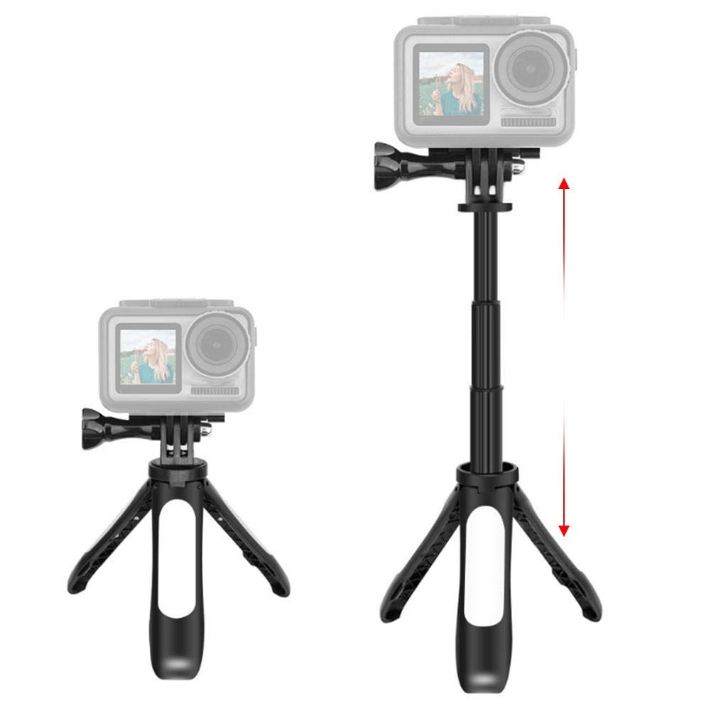 Alinory Tripod, Mini Handheld Extendable Monopod Tripod Selfie Stick for DJI OSMO Action Camera