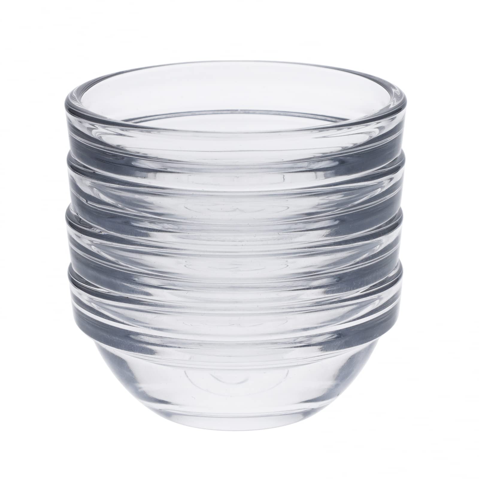 Beille Cooking Baking Supplies Small Glass Pinch Bowl Ramekin Kitchen Essential, 4pc