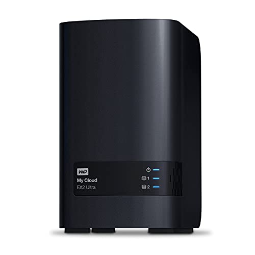 Western Digital My Cloud 28TB EX2 Ultra 2-Bay NAS, Black