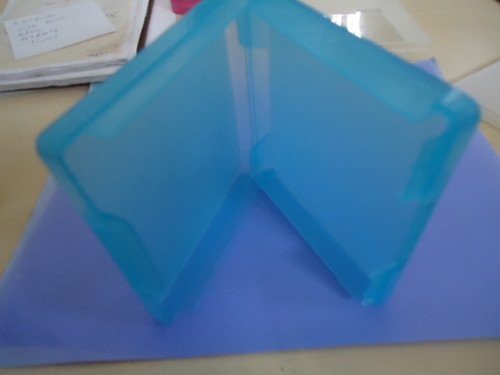 Generic Generic 5 (Five) - 3.5" Floppy PC Mac Disk Disc Storage Portable Mini Case Holder - Holds 4 Floppy Disks/Diskettes - Blue