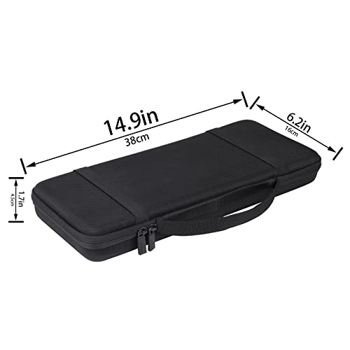 co2CREA Hard Travel Case Replacement for Razer Huntsman Tournament Edition TKL Tenkeyless Gaming Keyboard