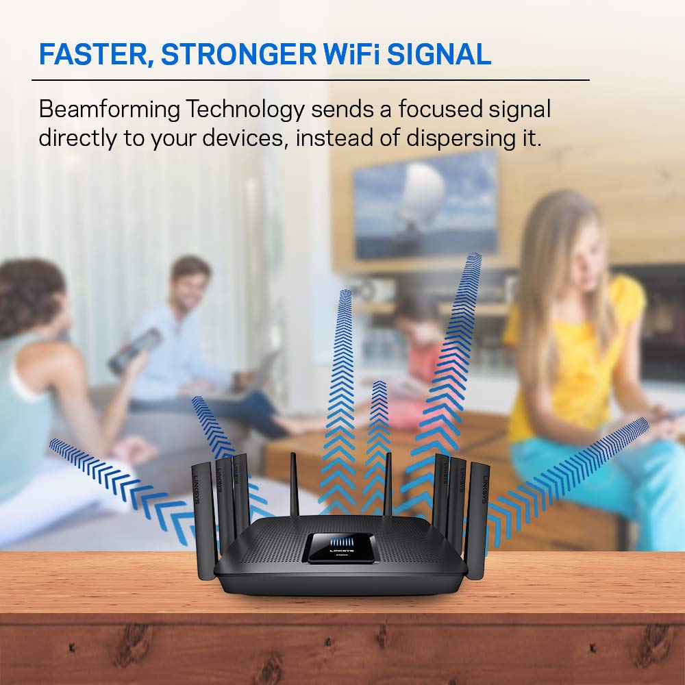 Linksys EA9500 Max-Stream AC5400 MU-MIMO Gigabit Router (Renewed)