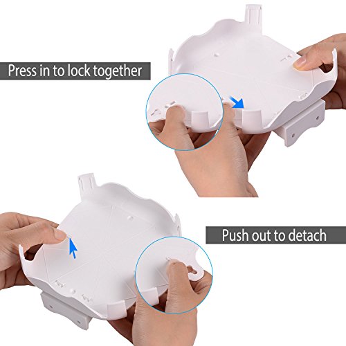 for Home WiFi Pro WiFi Wall Mount Holder by Koroao, Wall Ceiling Bracket with Holder Set for Home WiFi and Pro WiFi System (Set of 3 Wall Mount)