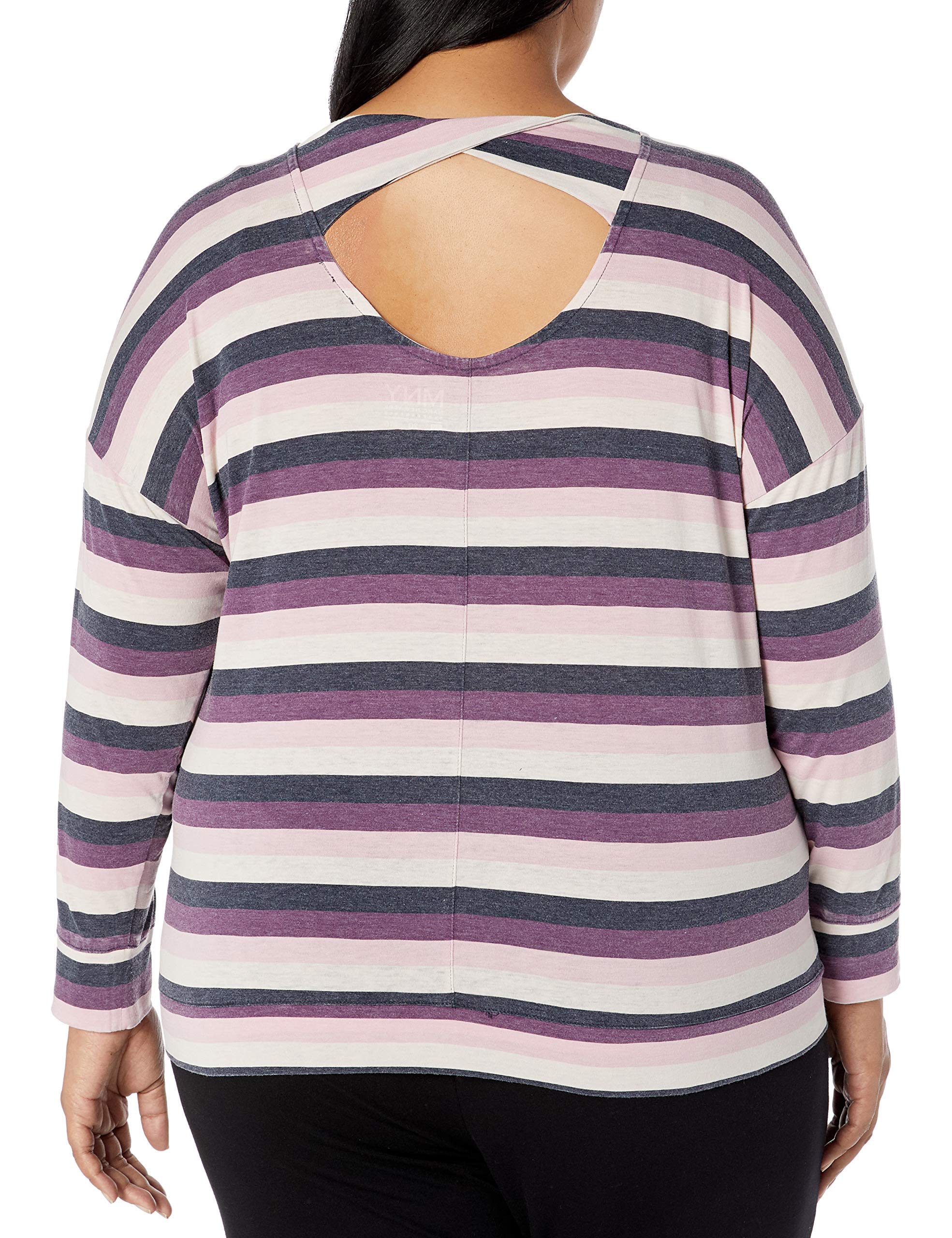 Andrew Marc Women's Plus Size MX9T5144, Stormy Night Combo, 2X