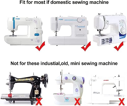 Blind Stitch Hem Foot Sewing Machine Presser Foot Fit for Most Low Shank Snap-On Singer, Brother, Babylock, Janome, Elna and More Sewing Machines