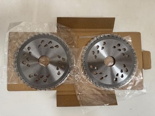 Echo Corner 2-Pack 4.5" Angle Grinder Saw Blade 7/8" Arbor Carbide TCT 40T Fast Fine Cut Trimming Ripping Crosscut Wood MDF Plastic