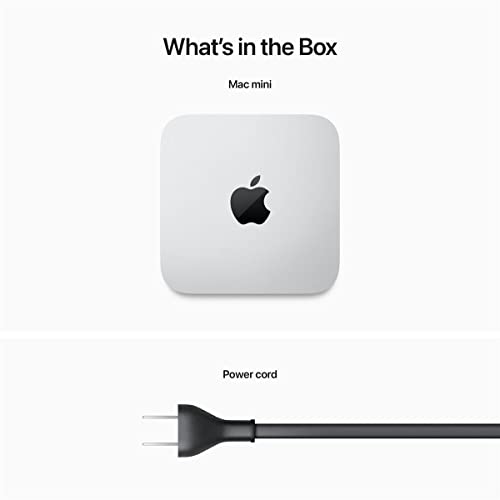 Apple Mac Mini Desktop Computer, M2 Chip with 8-Core CPU and 10-Core GPU, 16GB Memory, 2TB SSD, Early 2023