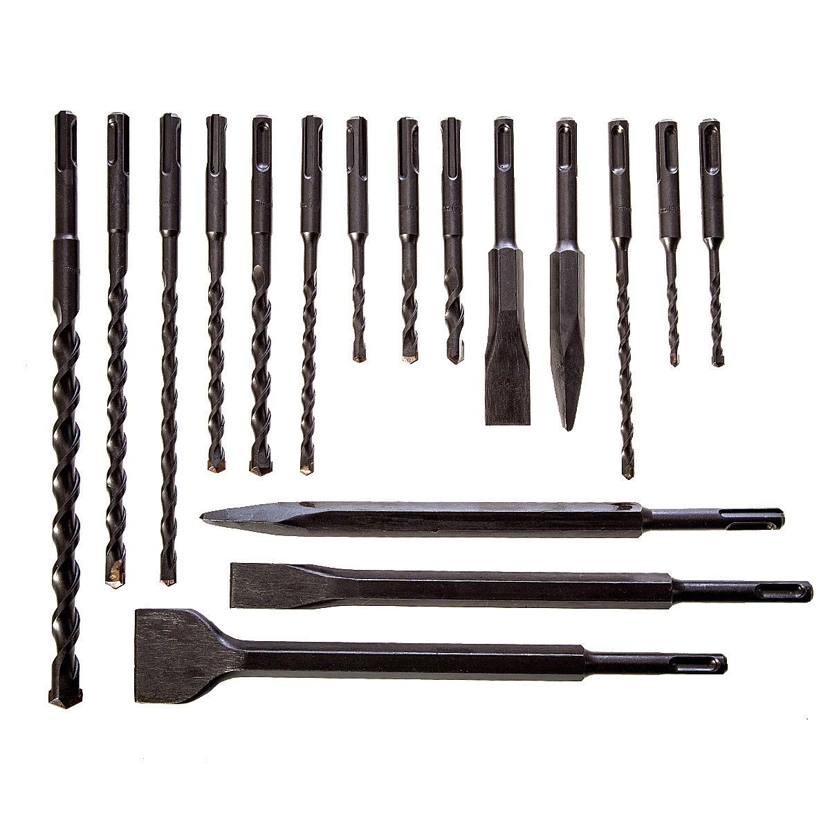 Makita D-21200 SDS Plus Drill and Chisel Set, 17 pc.