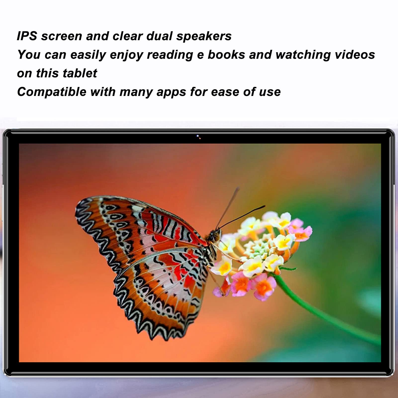 Android 12 Tablet 10 Inch Tablet, Octa Core CPU 8GB RAM 256GB ROM, IPS Screen and Dual Speakers, 7000mAh Battery, HD Calling Tablet, Gray