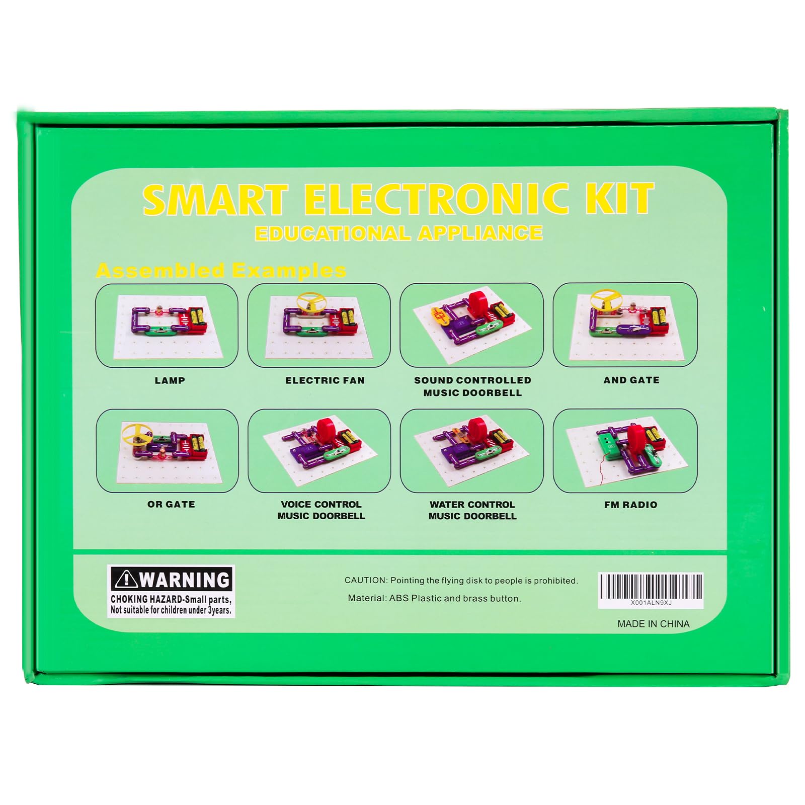 ELSKY 335 Electronics Discovery Kit - Circuits Experiments and Smart Blocks for Kids to Build DIY Electric Circuits