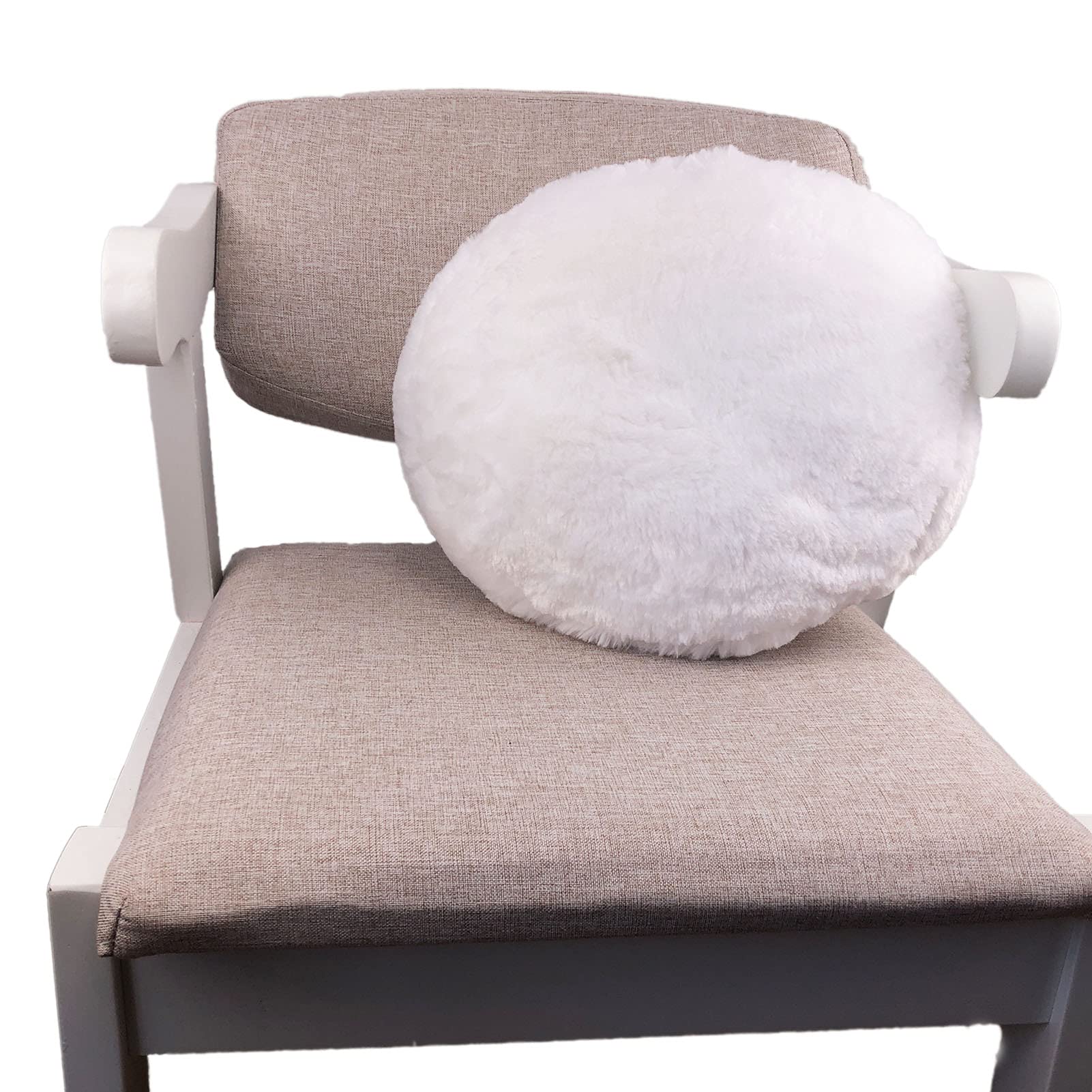 CHORONMO Baseball Pillow Fluffy Baseball Plush Pillow Baseball Throw Pillow Soft Stuffed Baseball Plush Pillow Toy Durable Round Baseball Shaped Pillow Sport Toys Gift for Kids Room Decor
