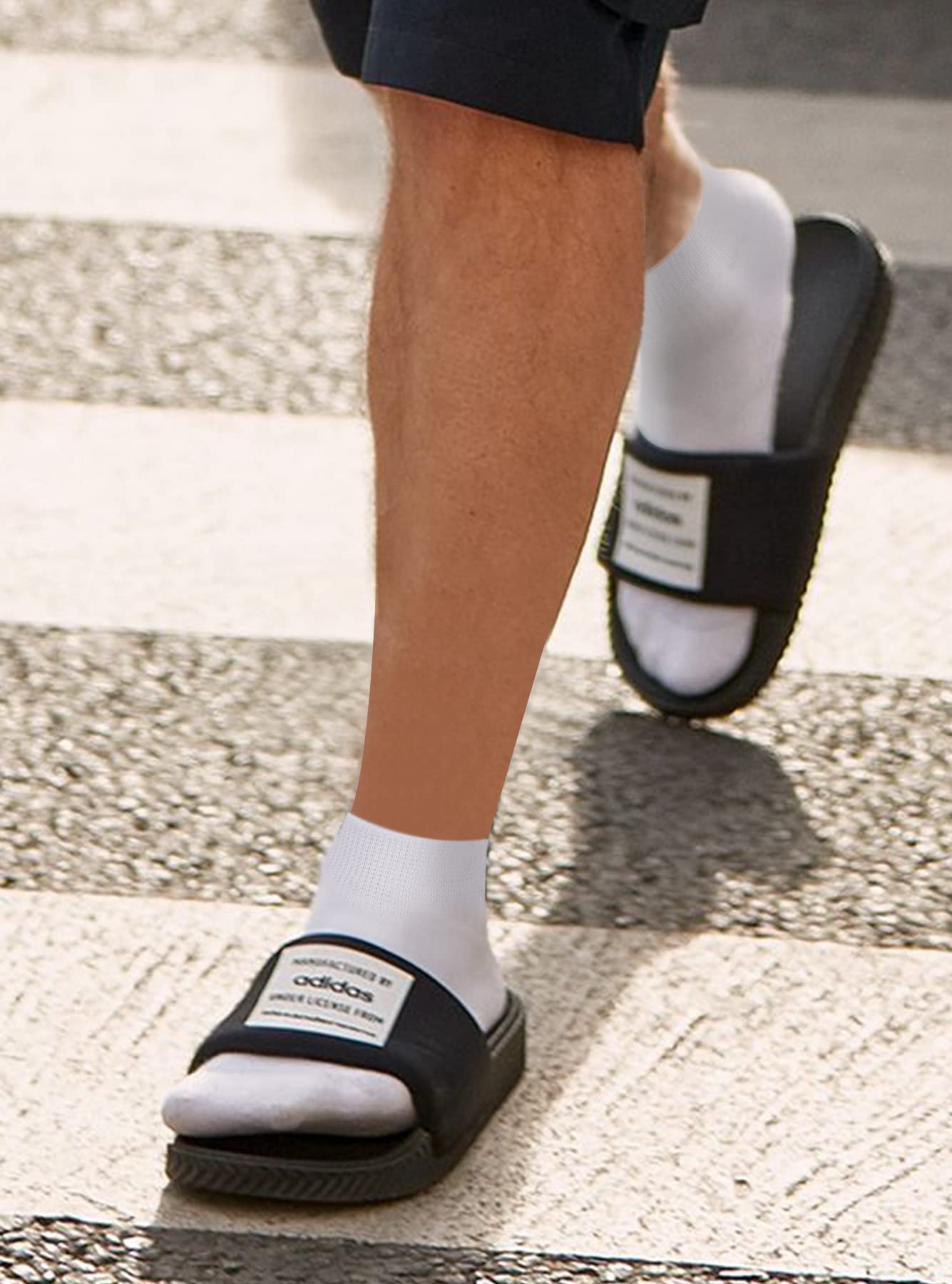 ACTINPUT Ankle Socks for men Non Slip Cotton Socks No Show Socks Classic Low Cut Casual Socks