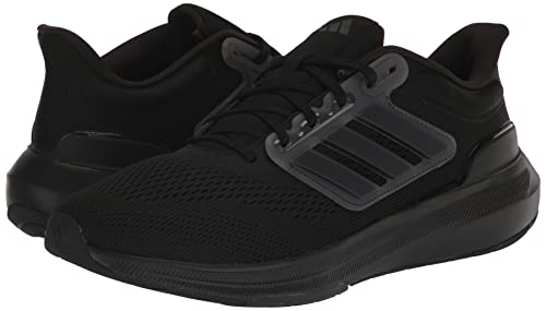 adidas Men's Ultrabounce Running Shoe, Black/Black/Carbon, 10