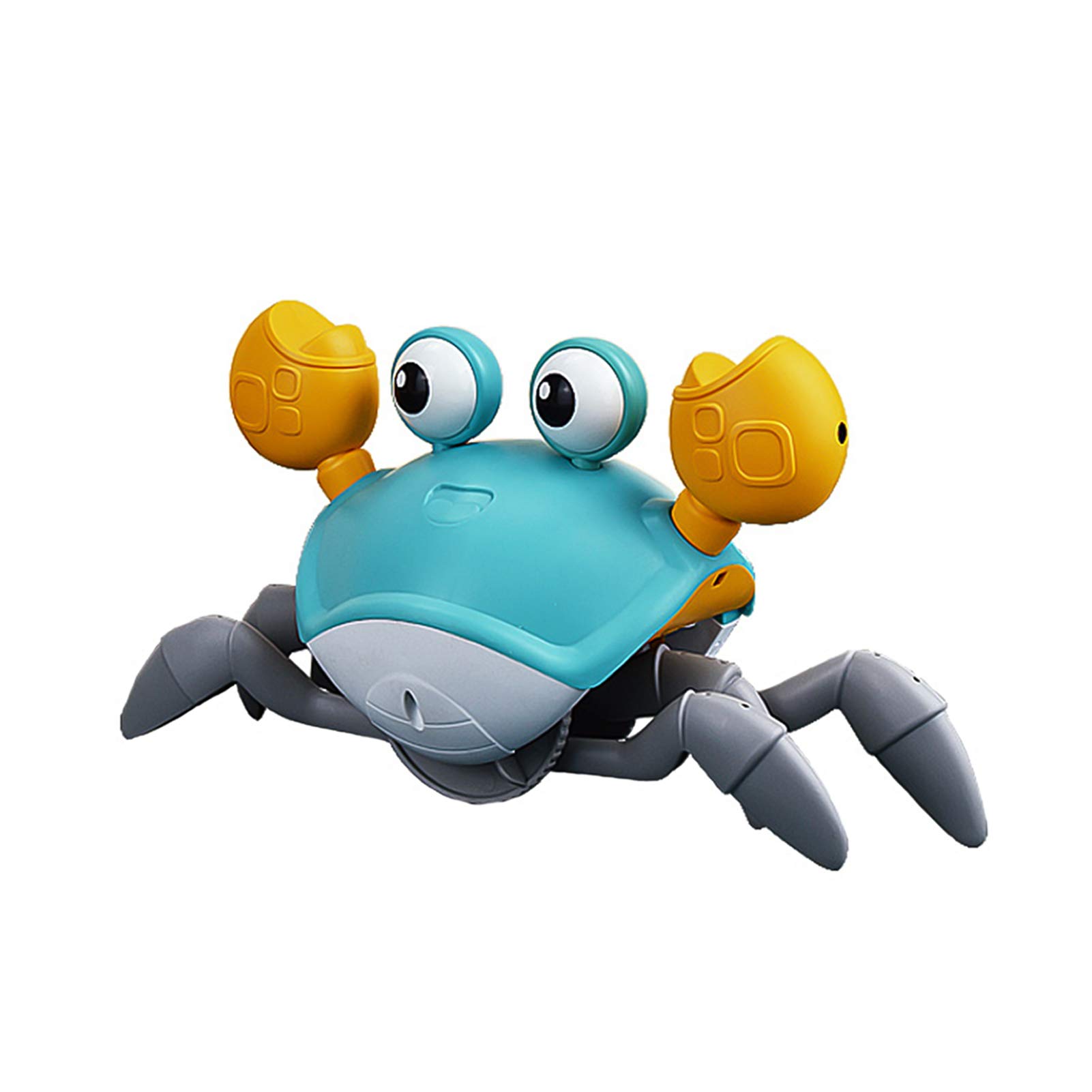 Crawling Crab Baby Toy, Tummy Time Toy Gifts for 3 4 5 6 7 8 9 10 11 12 Month Boy Girl with Learning Crawl System Music Learning to Crawl for Birthday Gift