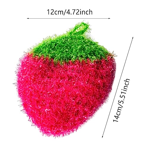 Cute Rags Dish Towels Polyester Silk Hand Crochet Dish Cloths Scouring Pads Copper Scrubbers for (One Size) Hopes Perfect Stainless Steel