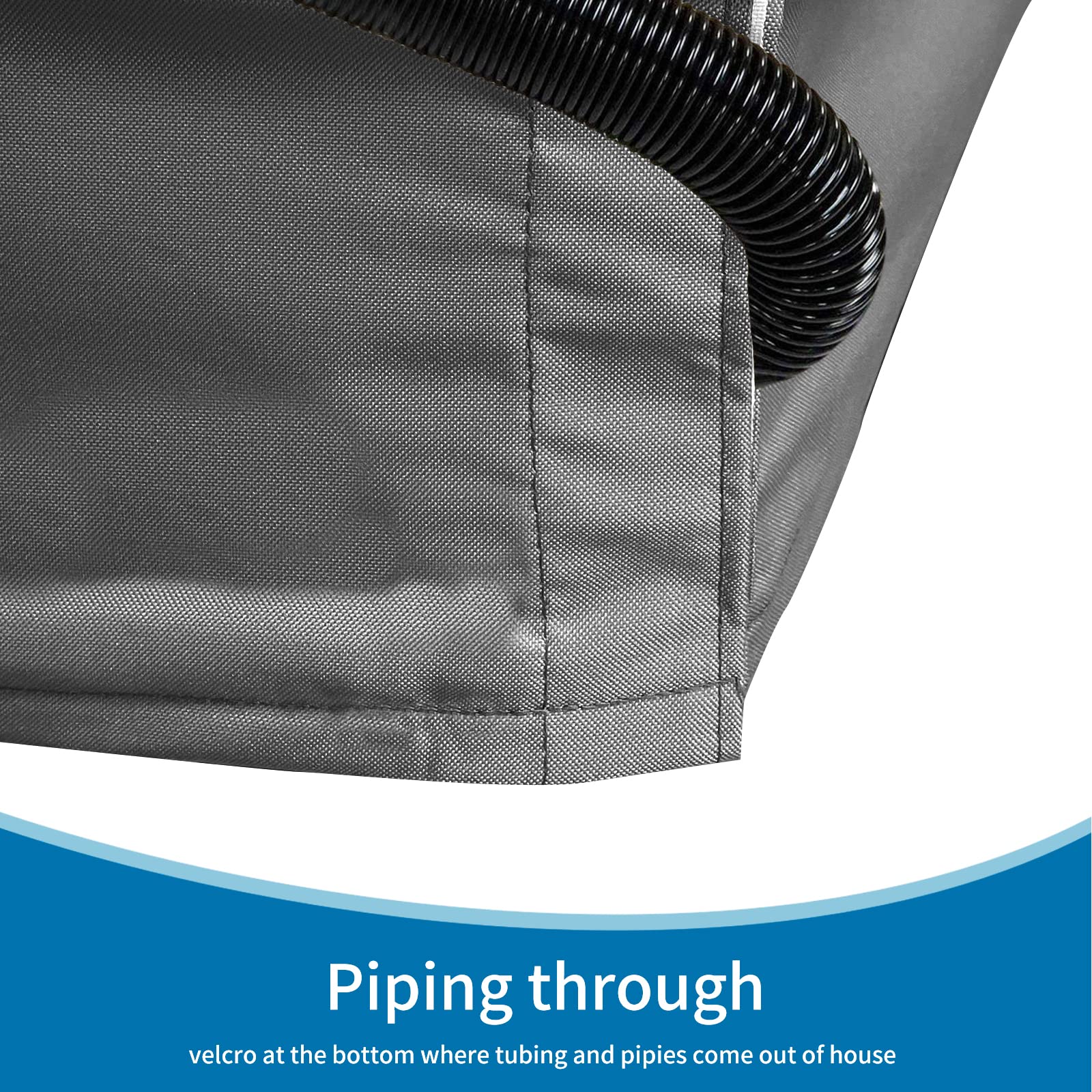 Liamoy Air Conditioner Cover for Outside Units - AC Cover Waterproof and Durable, Square Fits 30 x 30 x 32 Inches