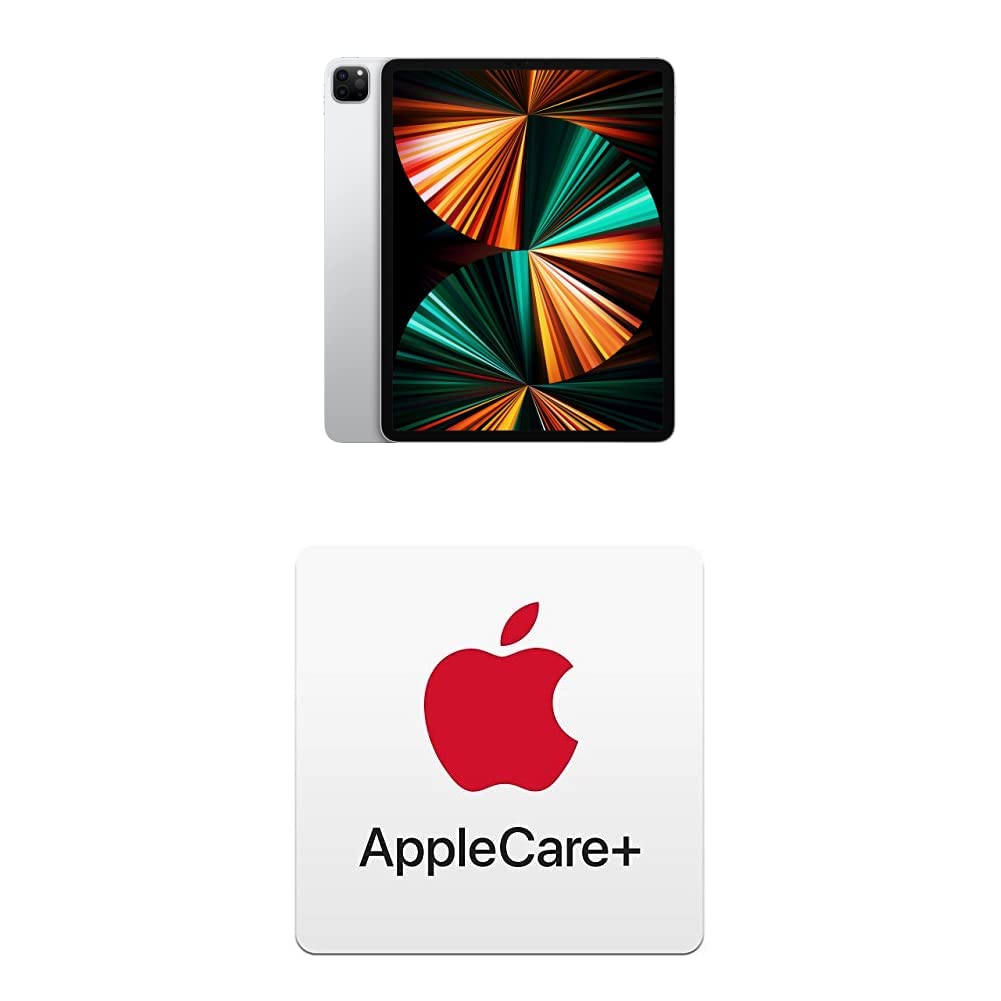 Apple 2021 12.9-inch iPad Pro (Wi-Fi, 2TB) - Silver with AppleCare+ (Renews Monthly Until Cancelled)