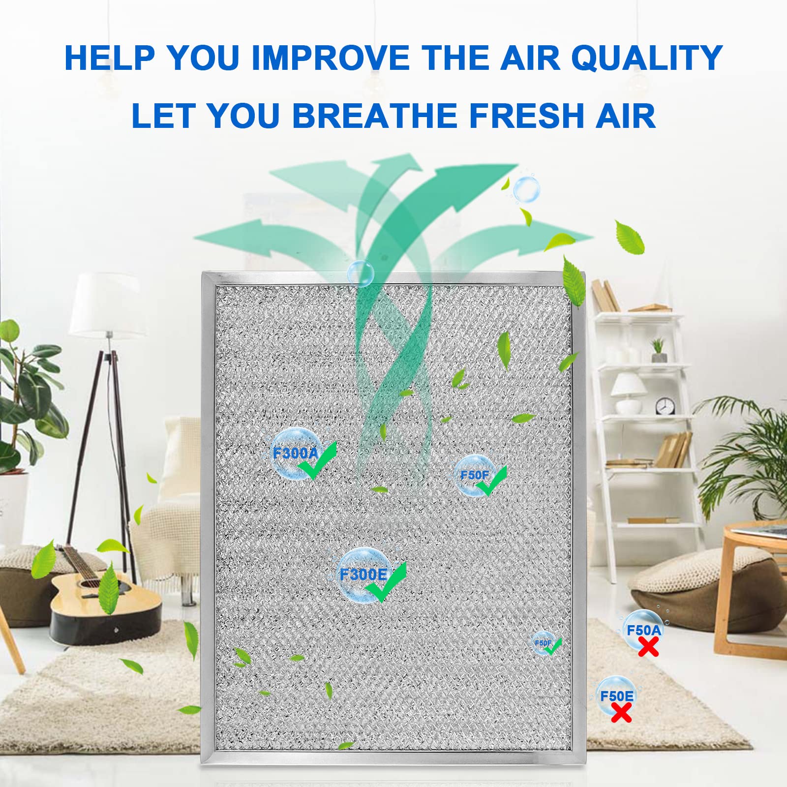 Fits for 203368 Honey-Well Electronic Air Cleaner for 16" x 12.5" Post Filter F300E F50F Series from AMI PARTS - 2 Pack