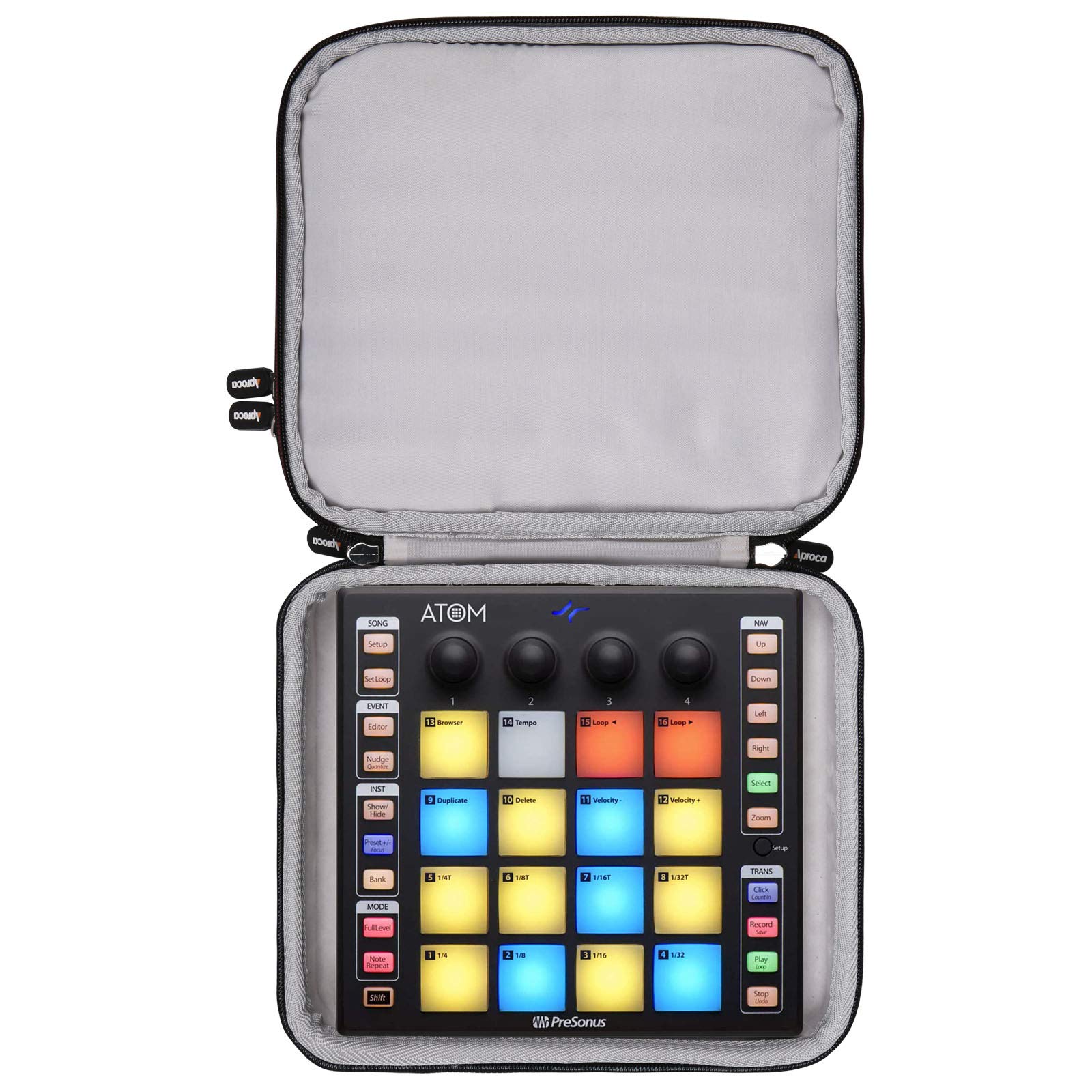 Aproca Hard Travel Storage Carrying Case for PreSonus ATOM Production and Performance Pad Controller