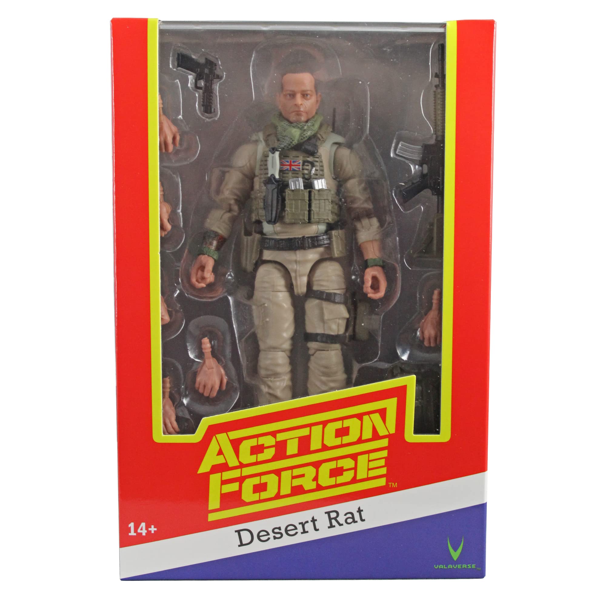 Action Force Valaverse Series 2 Desert Rat Premium 6-Inch Scale Action Figure with Multiple Accessories