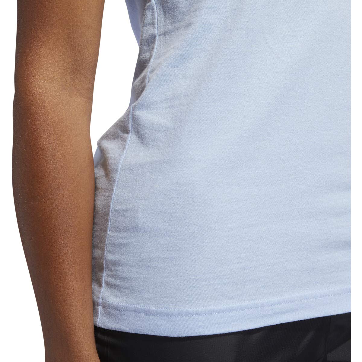 adidas Basic Badge Of Sport Tee, Glow Blue/White, X-Small