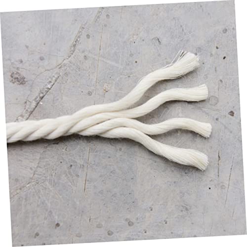 DOITOOL 3pcs Woven Tapestry Plant Stuff Plant Hangers Plant Tapestry DIY Cotton Knitting Rope Wall Hanging Rope Macrame Thread Natural Cotton Rope DIY Rope Twisted Rope lace Supplies
