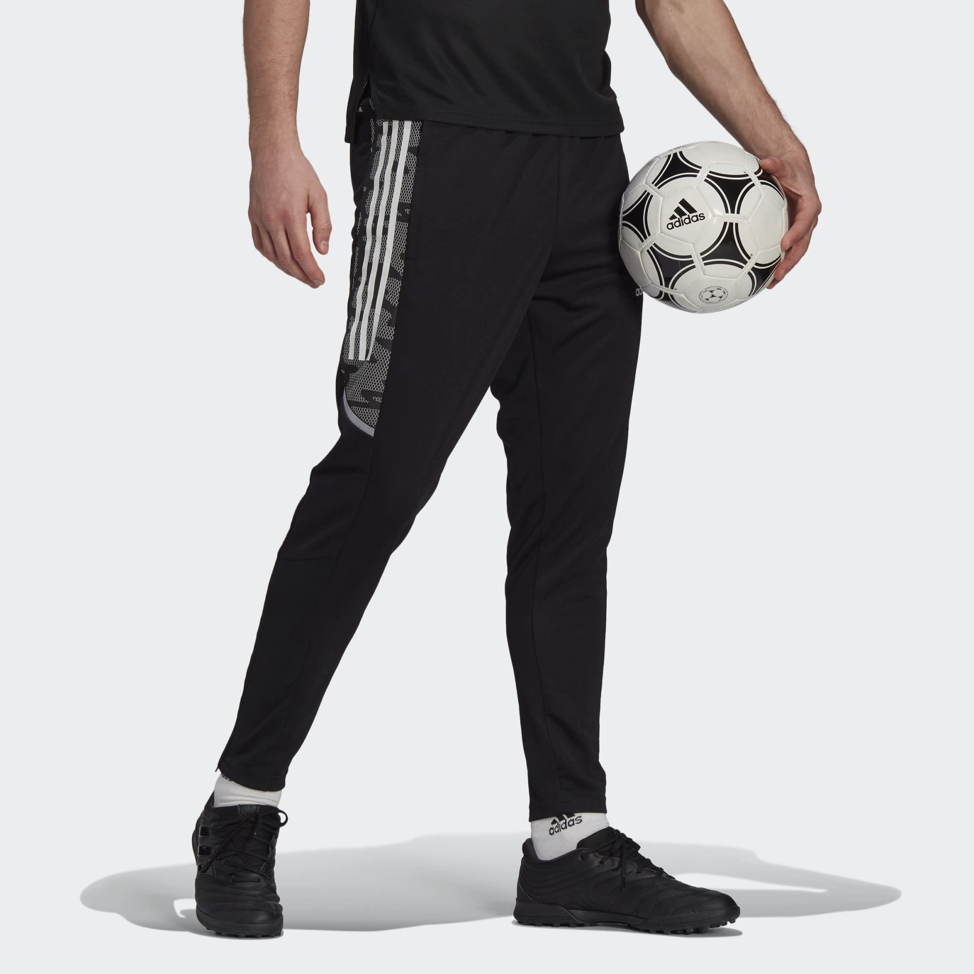 Adidas Black/White Condivo 21 Primeblue Training Pants - L