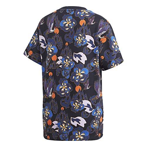 adidas Originals Women's Tee Short Sleeve Chinese New Year Legend Ink/Multicolor/White X-Small