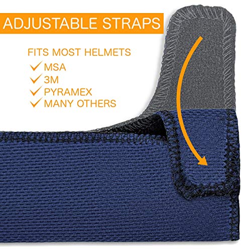 BEST EVER PRO-MADE X1 Hard Hat Sweatband. Hardhat Liner That Keeps You Cool & Dry. Premium Sweat Band With Quick Dry & Moisture Wicking Technology. Has Adjustable Straps to Fit Most Helmets. 2 Pack