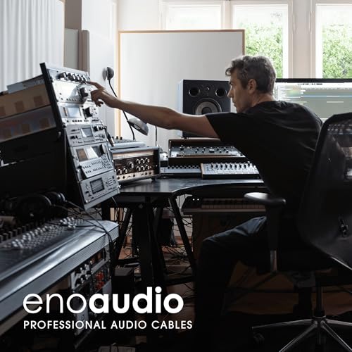 enoaudio Mogami 2534 Quad Pair (L,R) Cable | Neutrik XLR Female - XLR Male | HiFi - 4.92 ft / 1.5 m