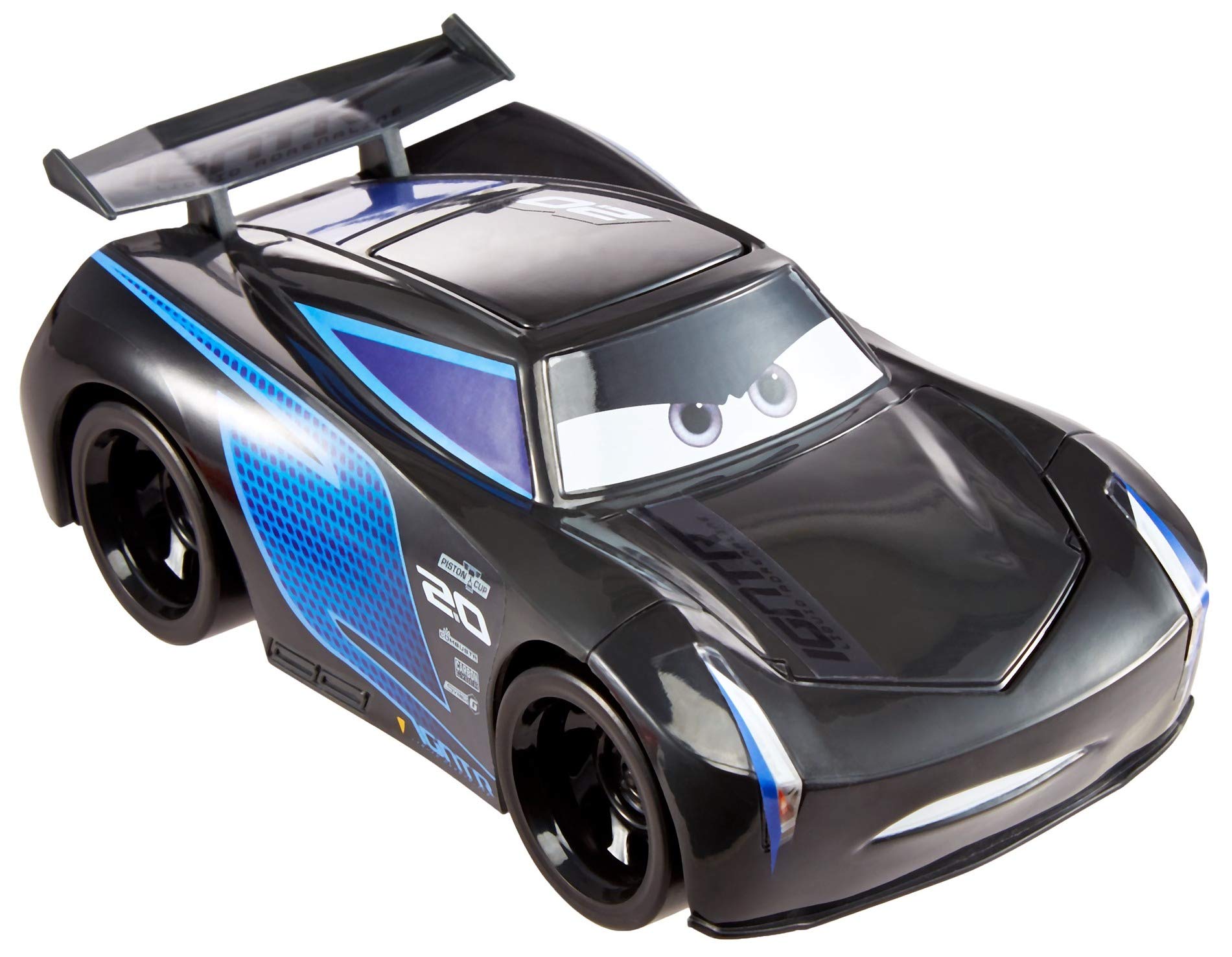 Disney Cars Toys Track Talkers Jackson Storm, 6-in, Authentic Favorite Movie Character Sound Effects Vehicle, Fun Gift for Kids Aged 3 Years and Older