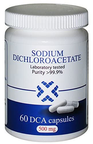 DCA - Sodium Dichloroacetate 500mg, 60 Capsules, Purity >99.9%, Made in Europe, by DCA-LAB, Certificate of Analysis Included, Tested in a Certified Laboratory, Buy Directly from Manufacturer