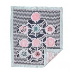 Lolli Living 4-Piece Baby Bedding Crib Set with Sparrow Pattern. Complete Set with Quilt, 2 Fitted Sheets, and Bed Skirt.