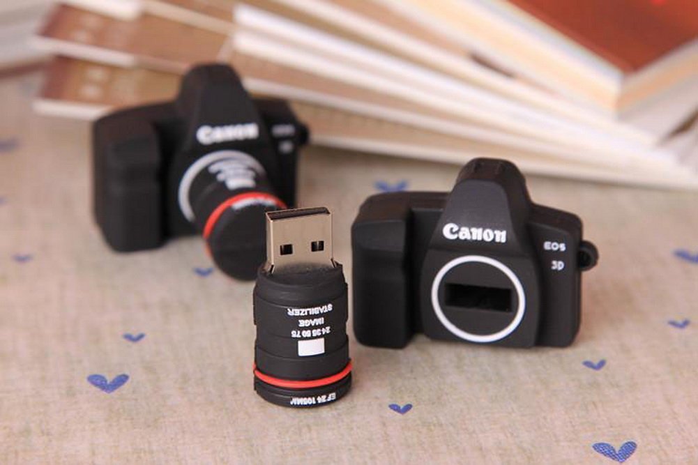 Creative Silicone Camera USB 2.0 Flash Drive 8GB