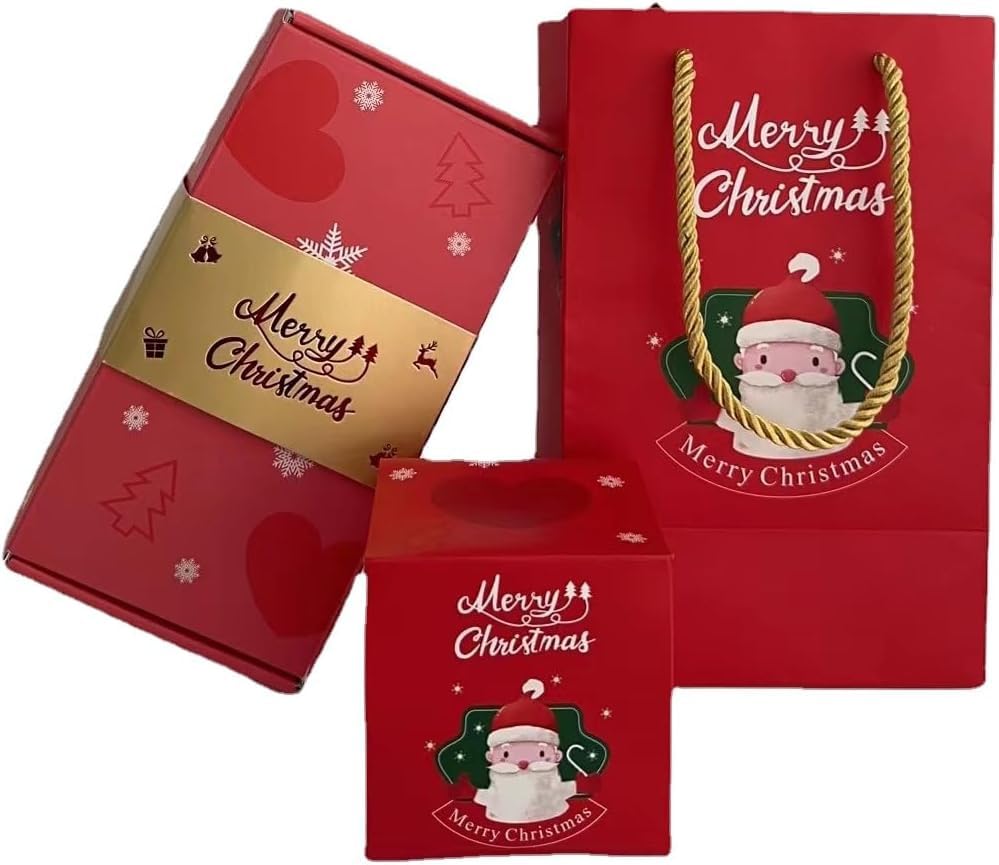 Surprise Box Gift Box for Money, Merry Christmas Surprise Gift Boxes, Folding Bouncing Pop-Up Explosion Gift Box, Gifts Boxes for Christmas Birthday Anniversary Valentine Proposal (Red-10pc)