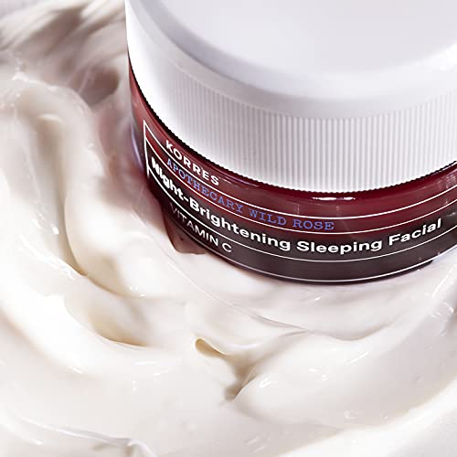KORRES Wild Rose Night-Brightening Sleeping Facial 40 Ml,1.35 fl.oz. (New Packaging)