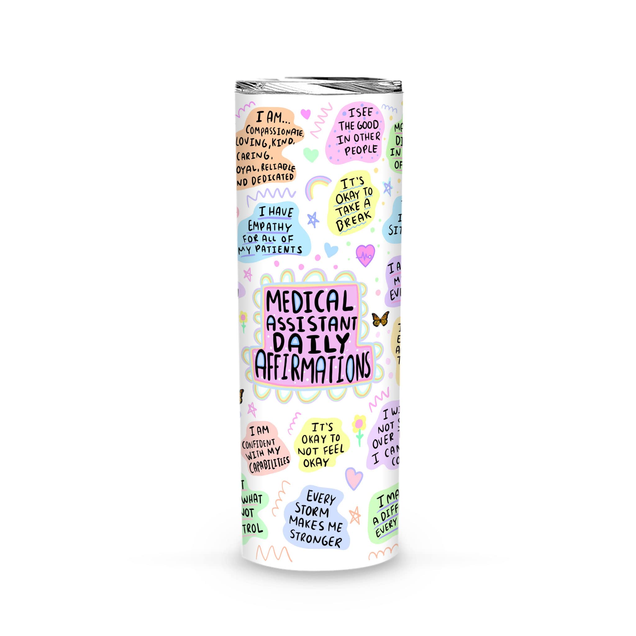 HONALE25 Mental Health Tumbler 20oz (Medical Assistant Tumbler)
