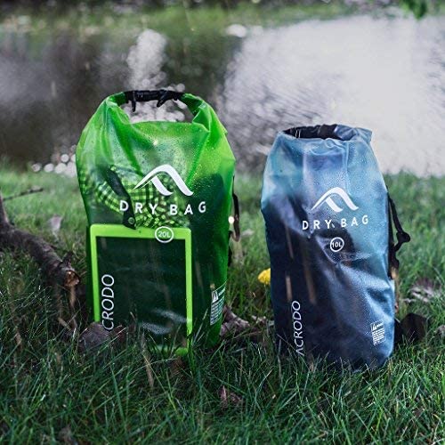 Acrodo 20L backpack - Waterproof Dry Bag, beach bags, clear backpack, kayak accessories, boat accessories, hiking backpack and more