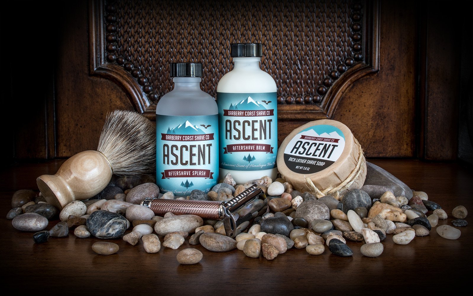 Himalayan Ascent Aftershave Splash for Men - Scent: Blue Pine, Sandalwood, Cedar, Mandarin & Amber - 4oz