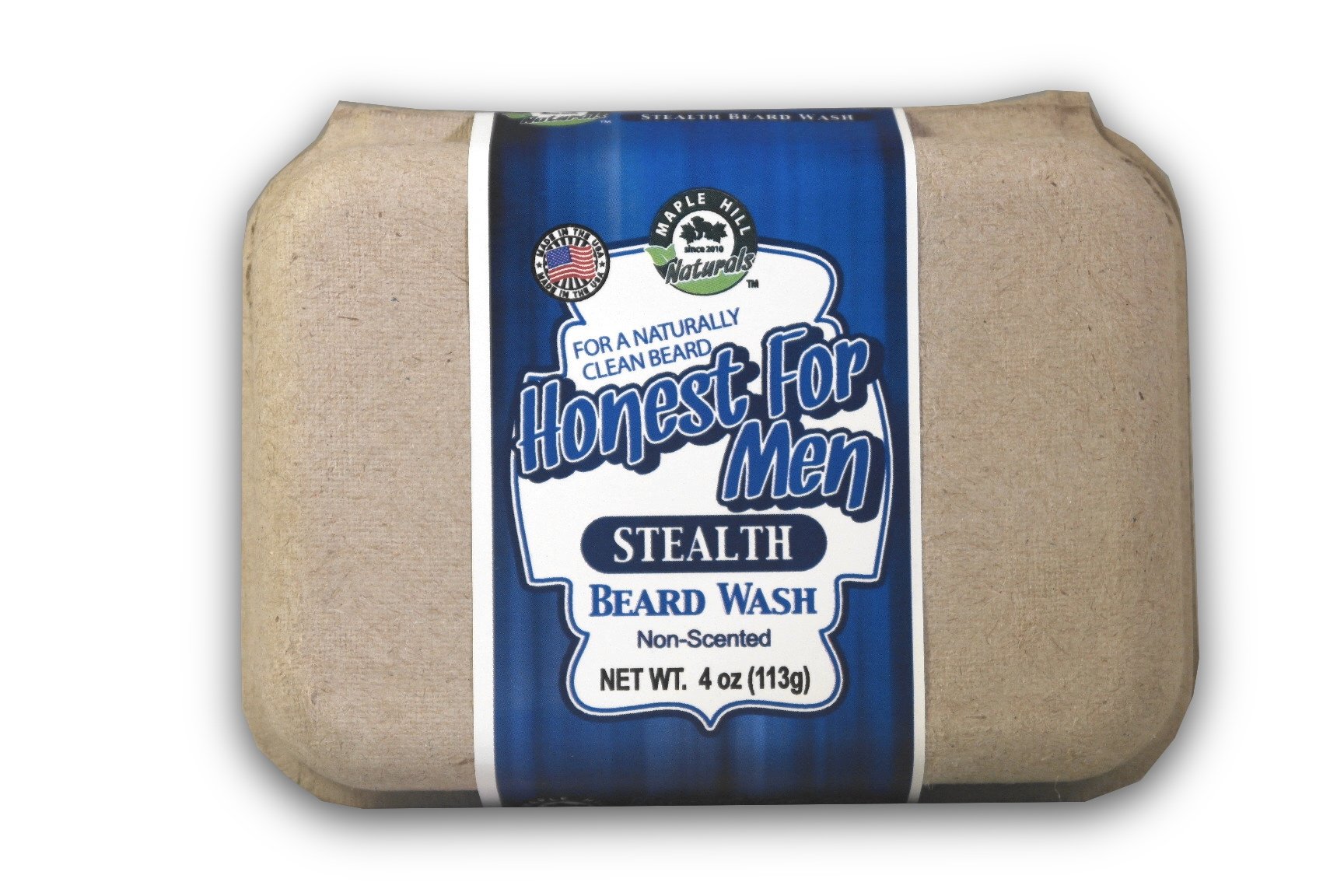 Honest For Men Stealth Beard Wash - 100% All Natural Ingredients - Best Beard Shampoo and Conditioner for a Healthy Beard - Hand Crafted in U.S.A.