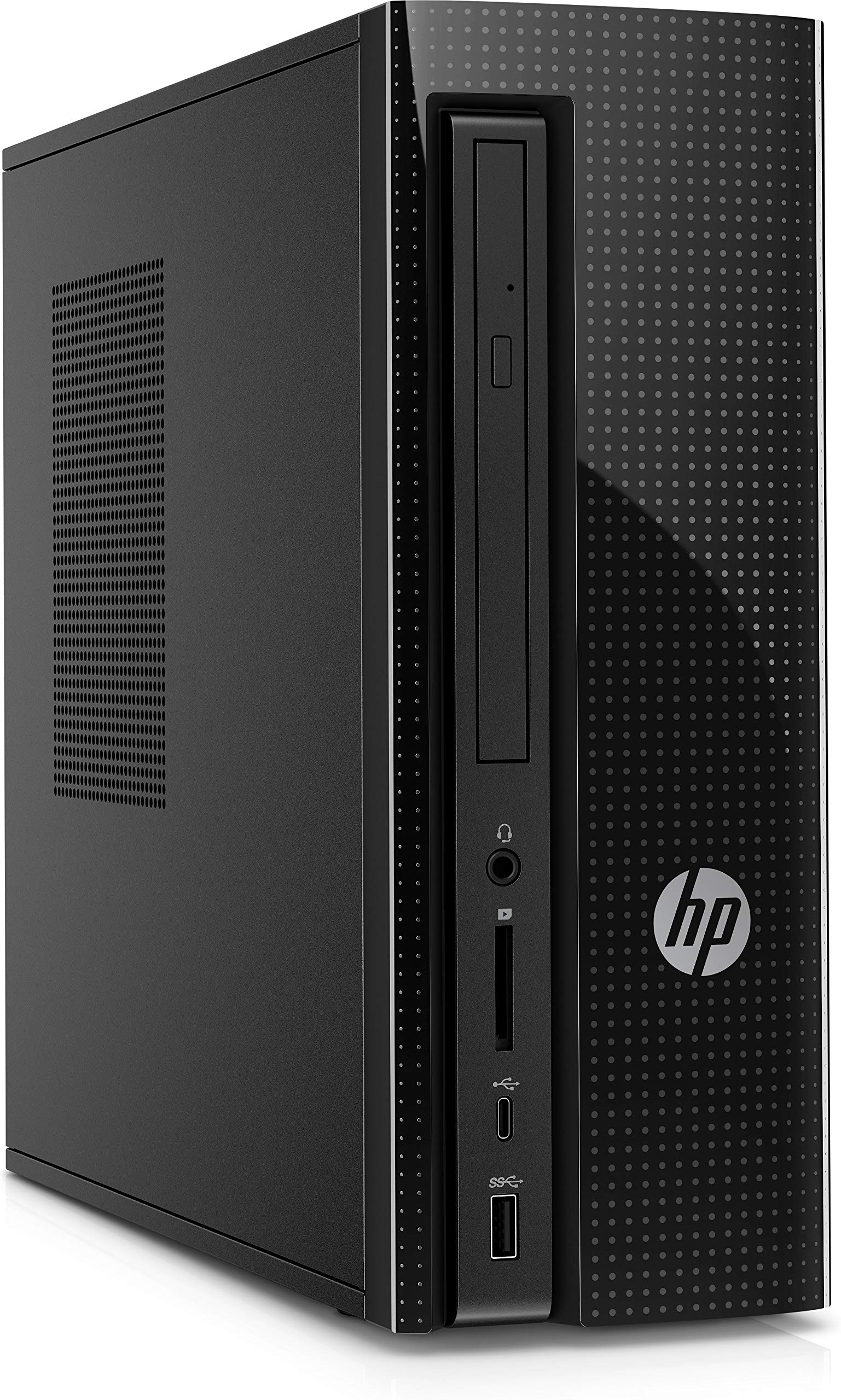 HP Slim 270-p013wb Desktop and 21.5" Monitor Bundle, Intel Pentium G4560T, 4GB Memory, 1TB HDD, Windows 10