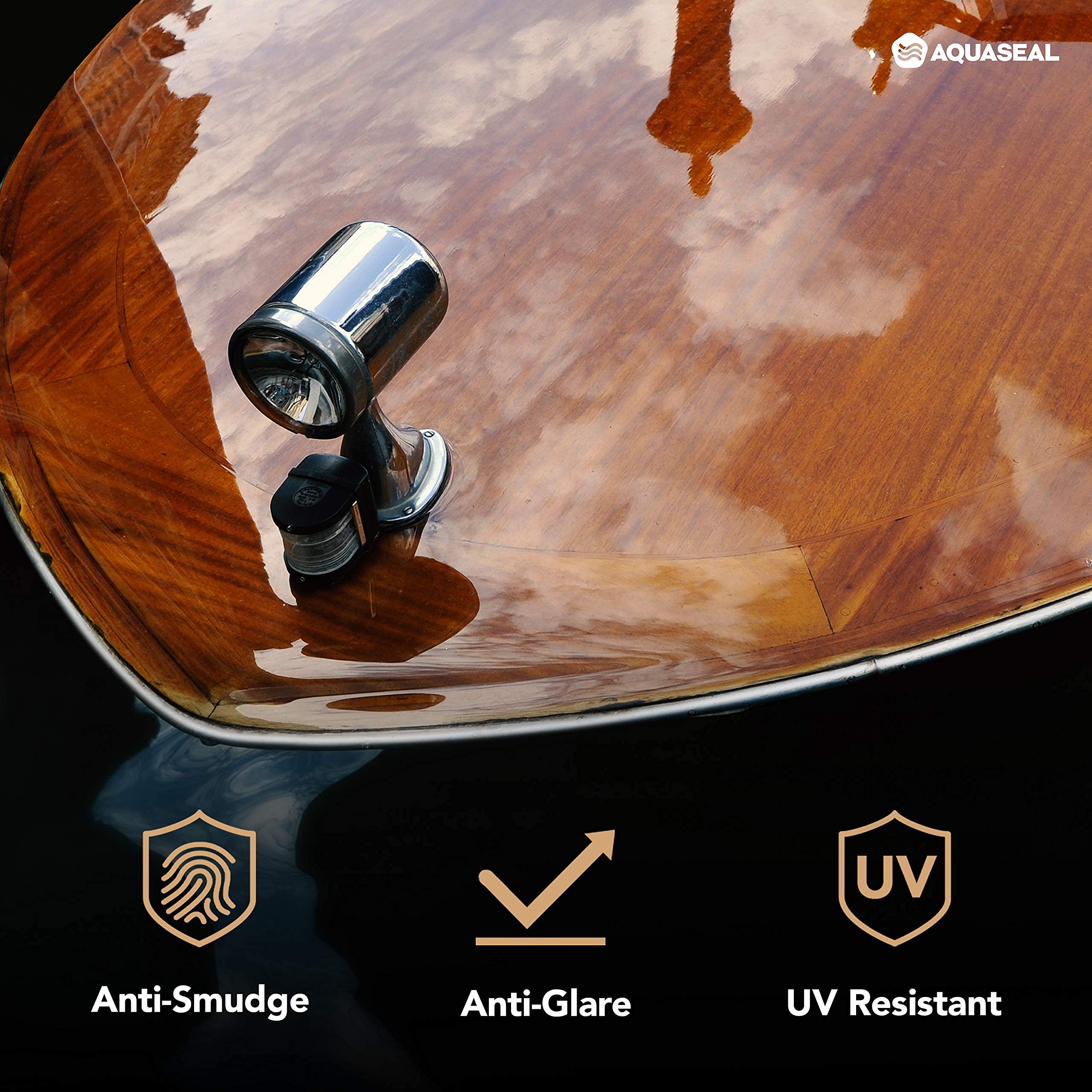 AQUASEAL Table Top Epoxy Resin Epoxy - Bar Top Epoxy Clear Epoxy Resin Countertop Epoxy Marine Epoxy Resin Epoxy Countertop Kit Epoxy Kit 1 Gallon 2 Part Epoxy Resin Clear Adhesive Primer