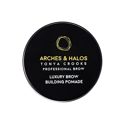 Arches & Halos Luxury Brow Building Pomade in Dark Brown, 0.1 Ounce