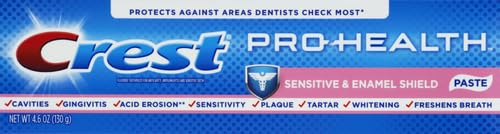 Crest Pro-Health Sensitive & Enamel Shield Toothpaste, Mint, 4.6 oz