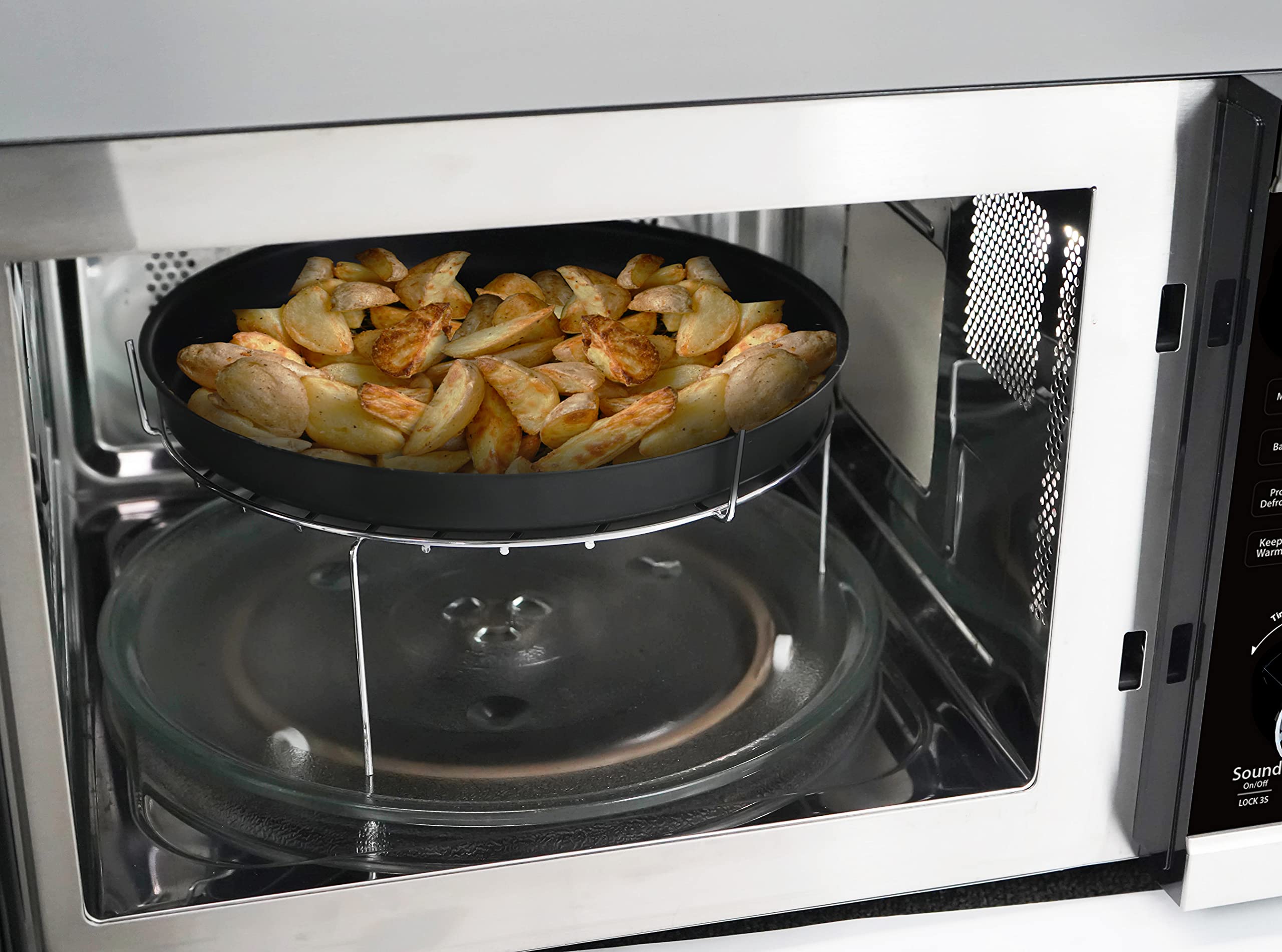 Danby DDMW1061BSS-6 5 in 1 Multifunctional Air Fry Microwave Oven, Stainless Steel